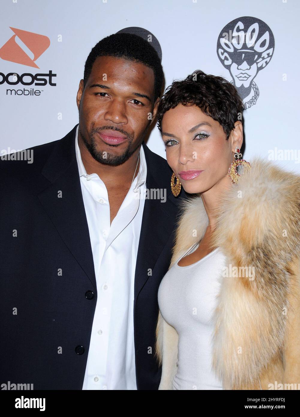 Nicole Murphy and Michael Strahan attend Jermaine Dupri's Grammy Awards ...