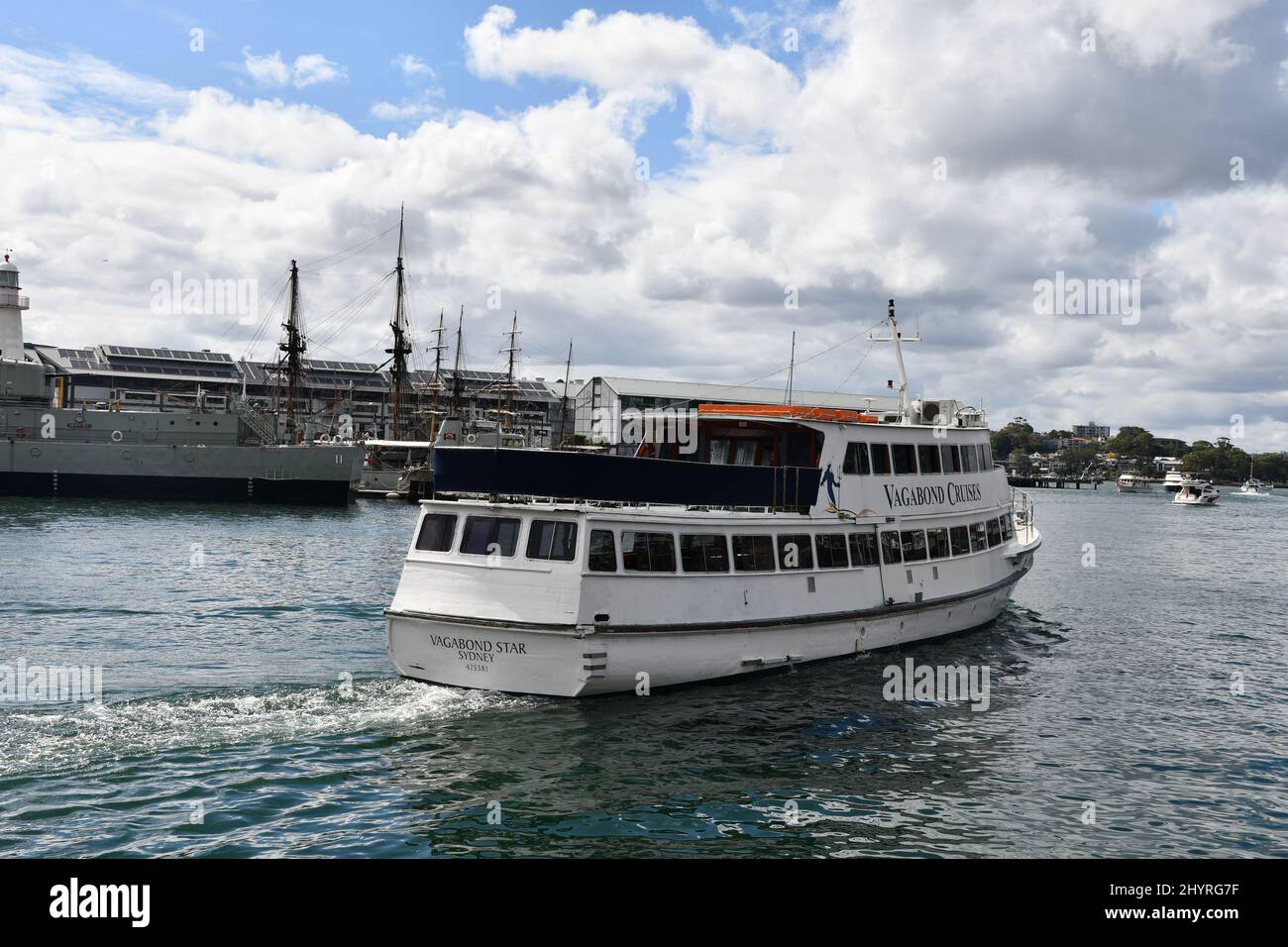 Ship going to its destination in Sydney, Australia Stock Photo - Alamy