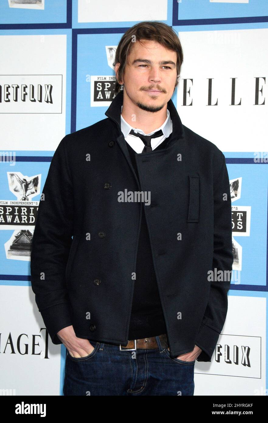Josh Harnett attends the 2008 Film Independent Spirit Awards held on ...