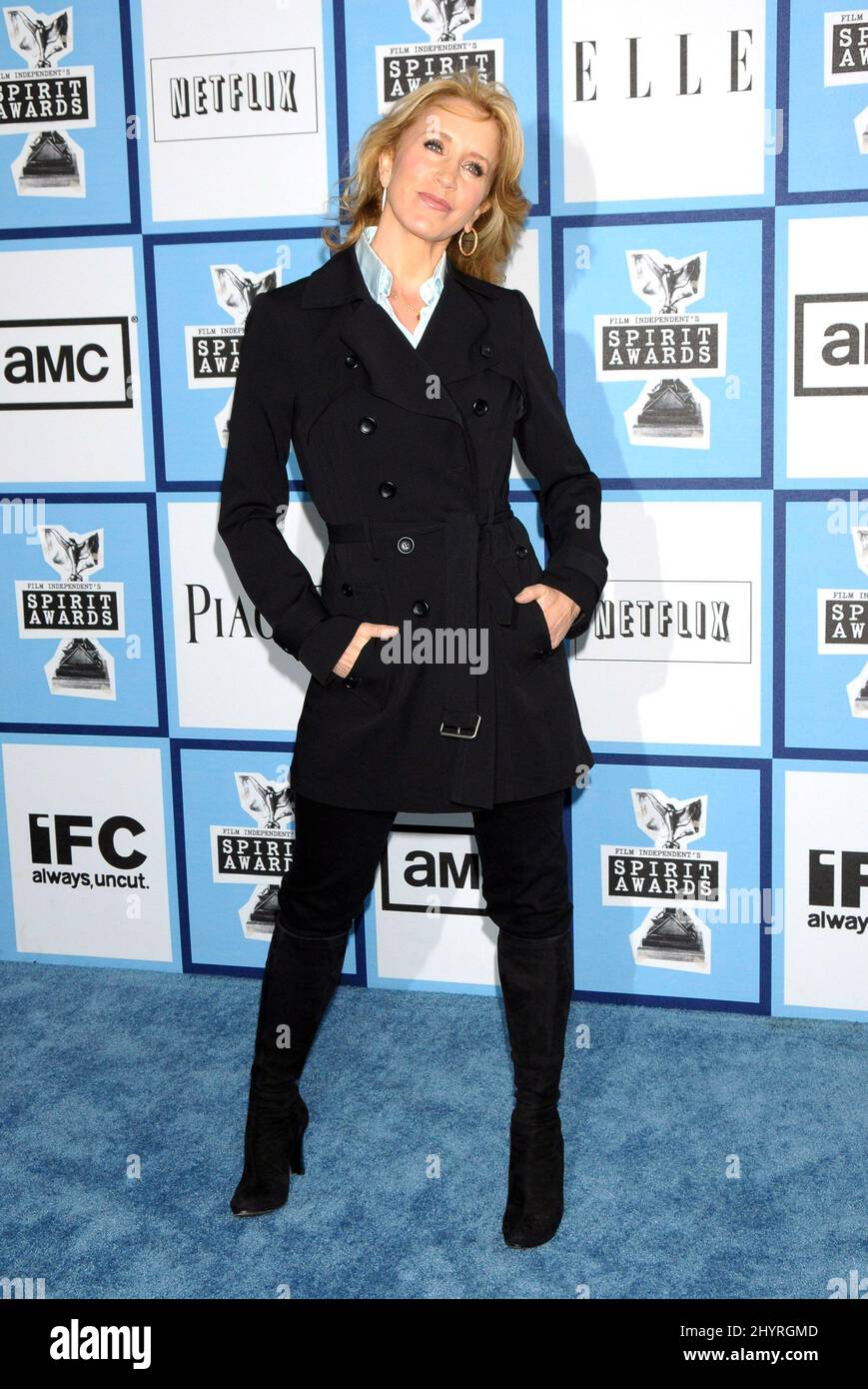 Felicity Huffman attends the 2008 Film Independent Spirit Awards held ...