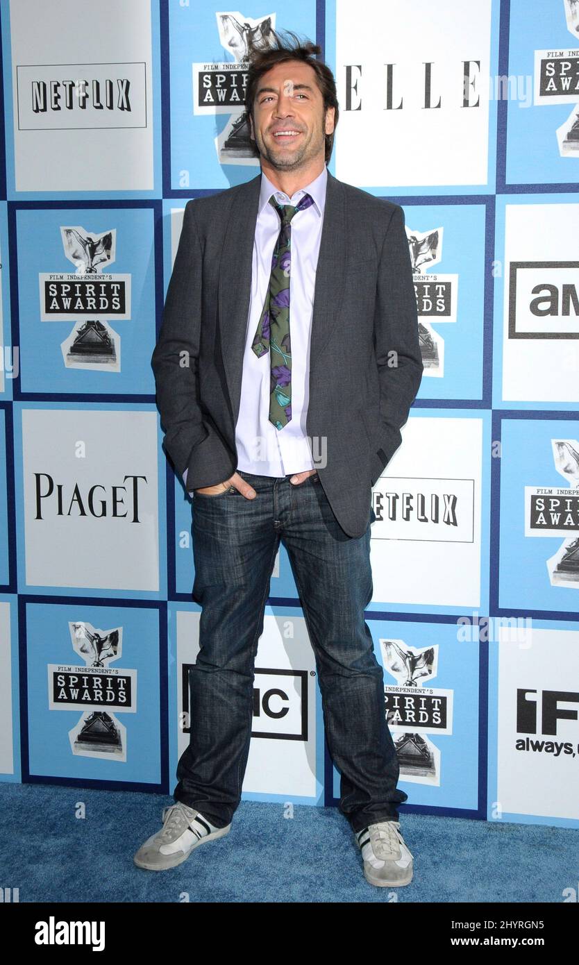 Javier Bardem attends the 2008 Film Independent Spirit Awards held on ...