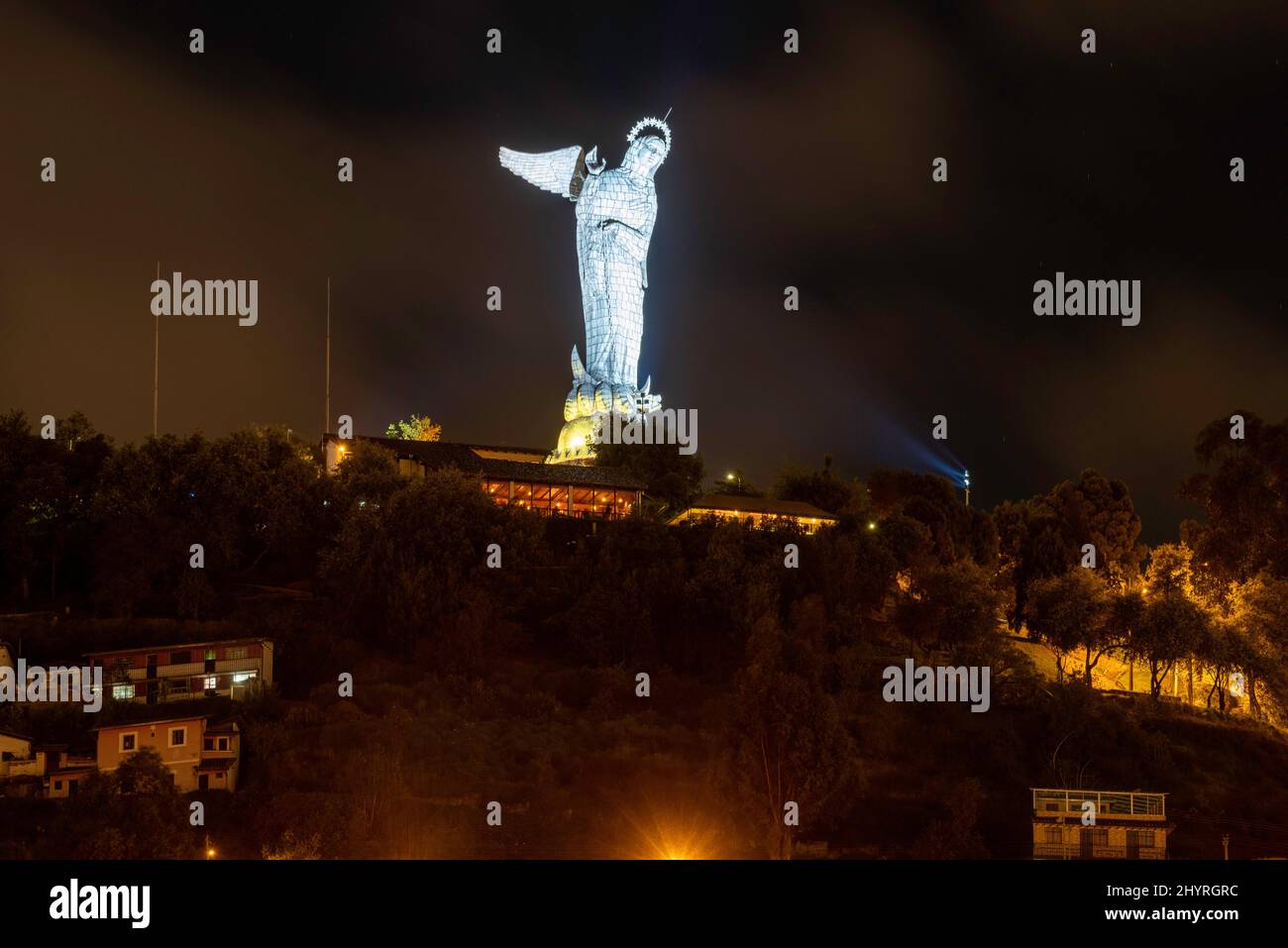 Statue angel quito virgen de hi-res stock photography and images - Alamy