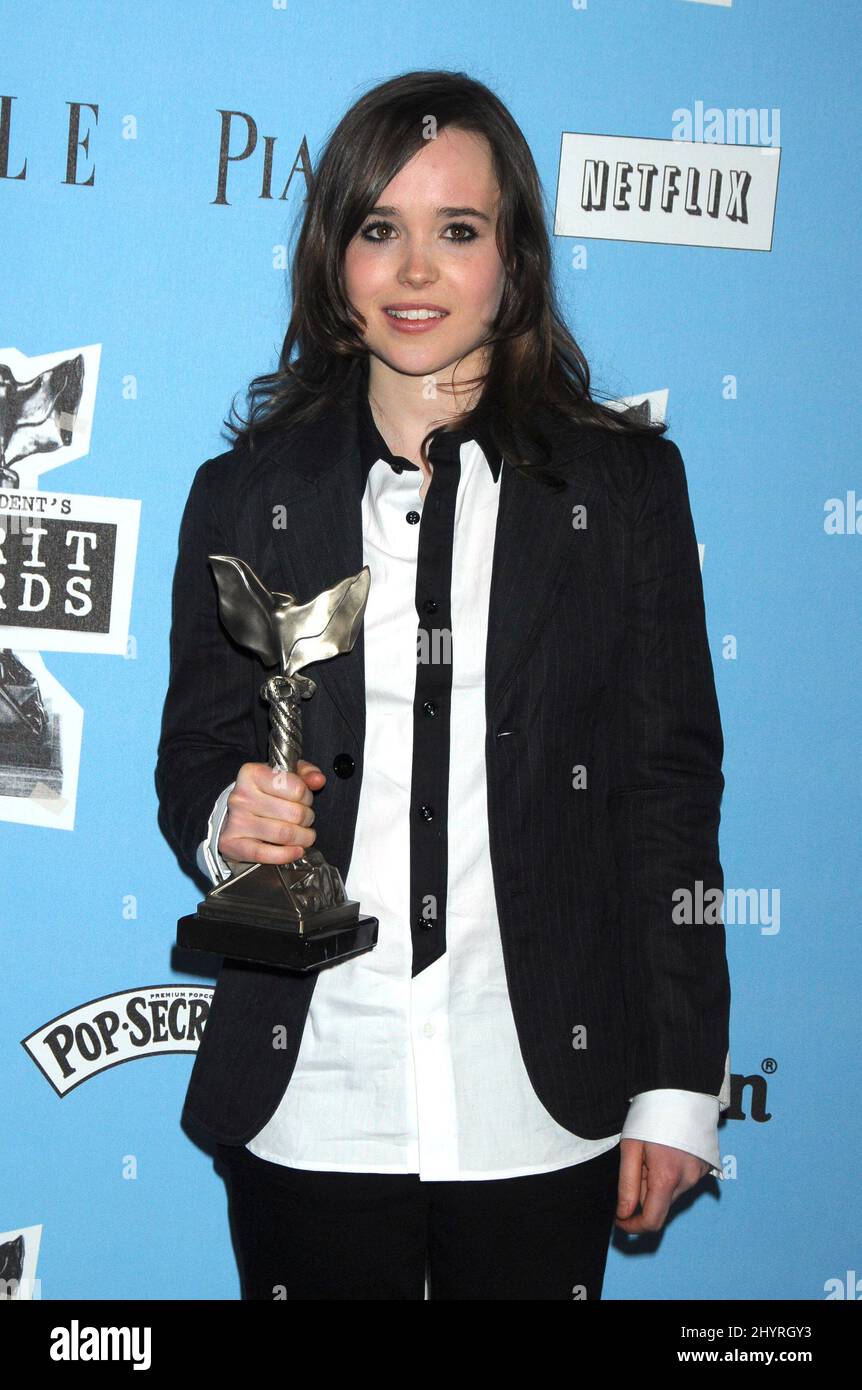 Ellen Page at the 2008 Film Independent Spirit Awards held at Santa ...