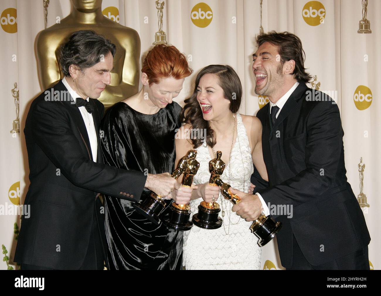 Daniel Day-Lewis, Tilda Swinton, Marion Cotillard and Javier Bardem at ...