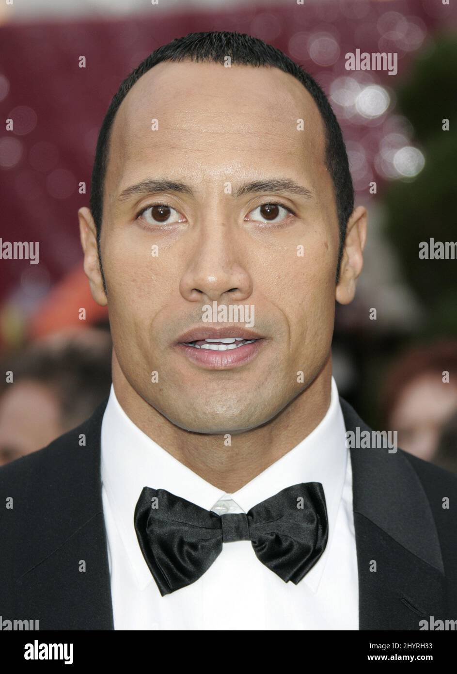 Dwayne Johnson arriving at the 80th Academy Awards, held at the Kodak ...