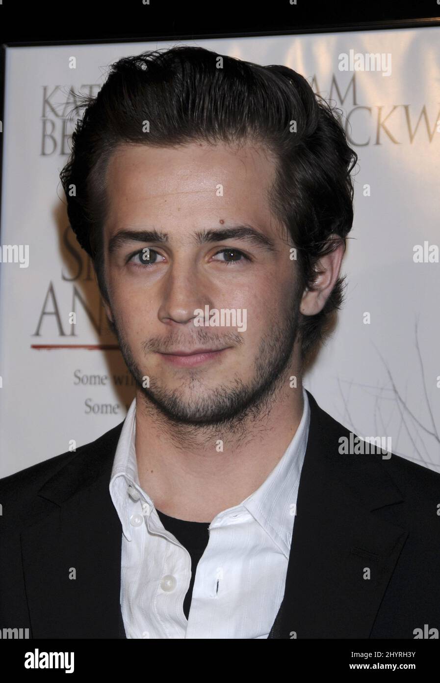 Michael Angarano at the 'Snow Angels' premiere held at the Egyptian ...