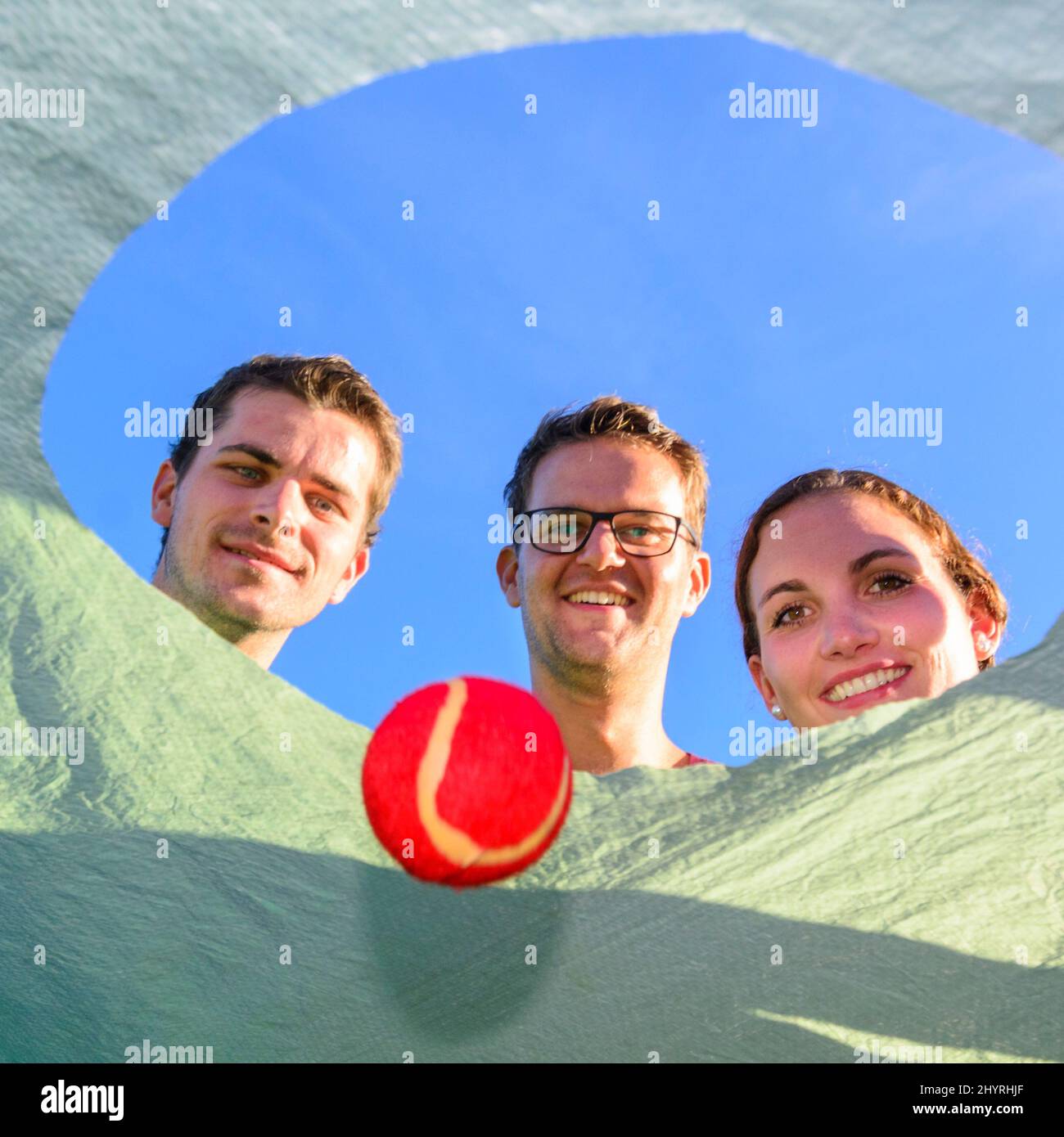 Let us carry the world on our hands Stock Photo - Alamy