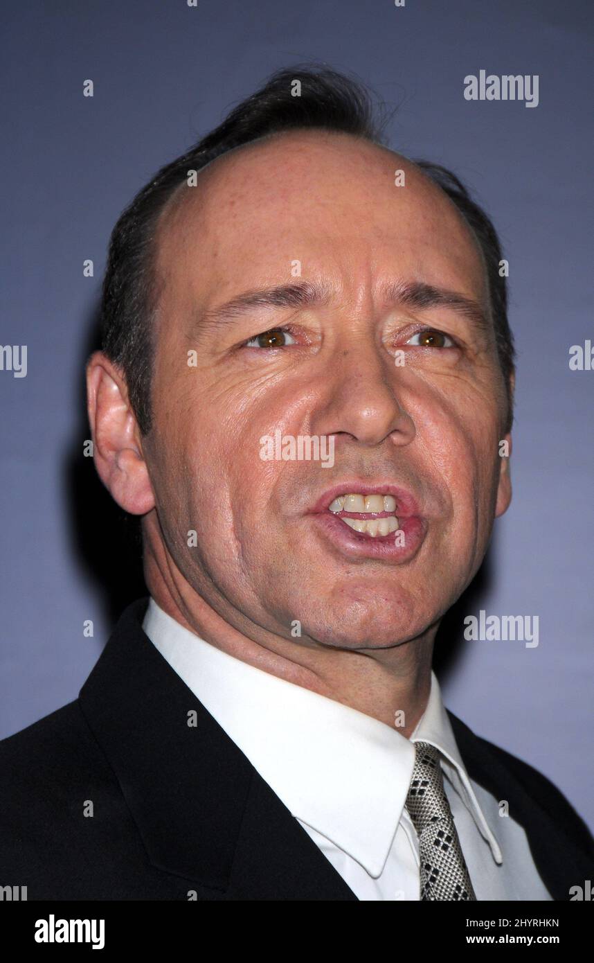 Kevin Spacey arrives at the premiere for '21' at Planet Hollywood ...
