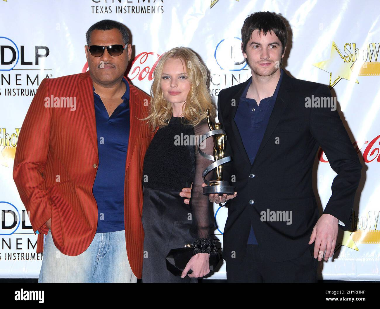 Laurence Fishburne, Kate Bosworth and Jim Sturgess at the Warner Bros ...
