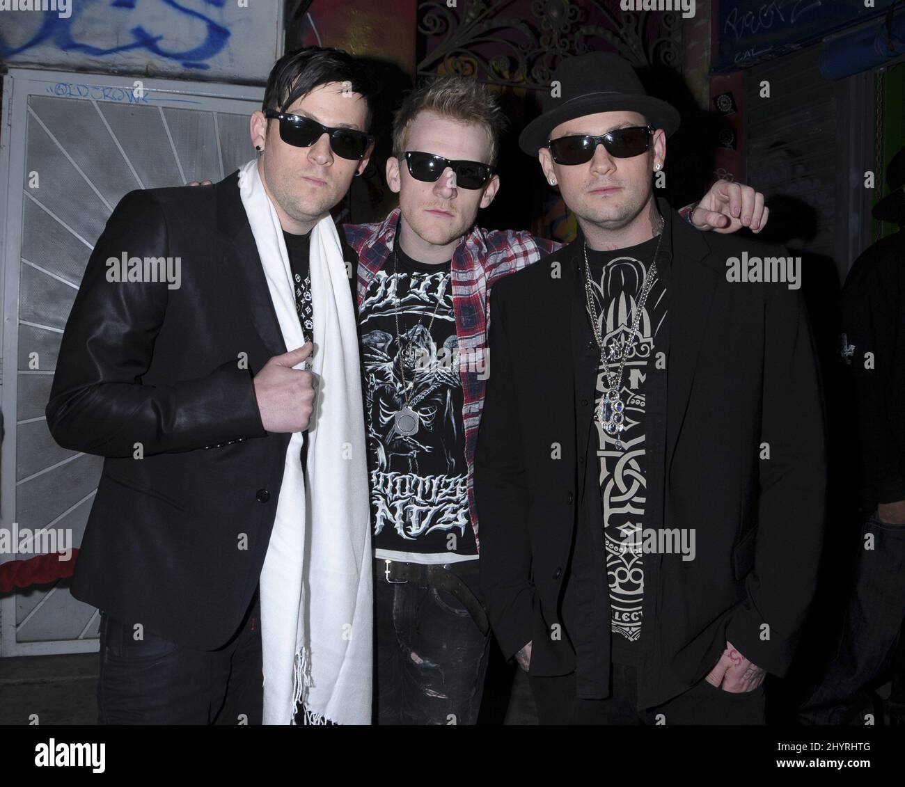 Joel madden brother benji madden hi-res stock photography and images ...