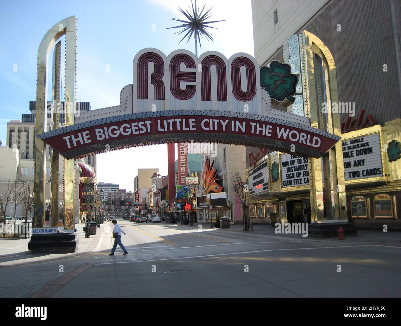 Welcome to Reno Sign in Reno, Nevada Stock Photo - Alamy