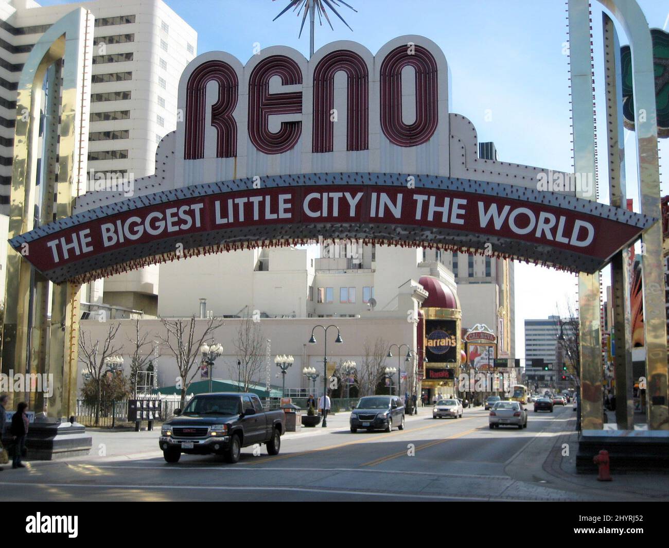 Welcome to Reno Sign in Reno, Nevada Stock Photo - Alamy