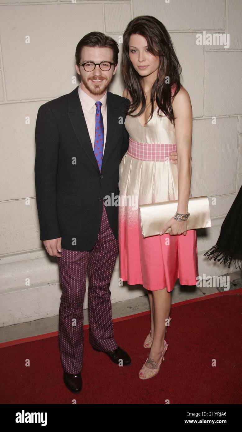Drake Bell and girldfriend Melissa attending the "Superhero Movie ...