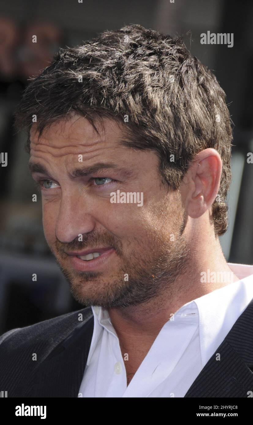 Gerard Butler attending "Nim's Island" World Premiere Held at Grauman's ...