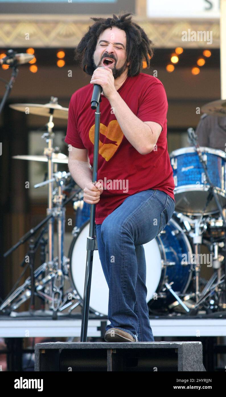Adam Duritz of Counting Crows live in concert at the Apple Store in Los ...