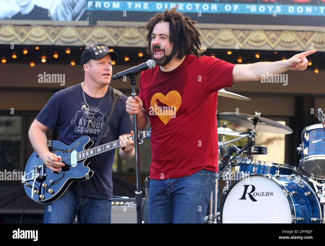 Dan Vickrey and Adam Duritz of Counting Crows live in concert at the ...