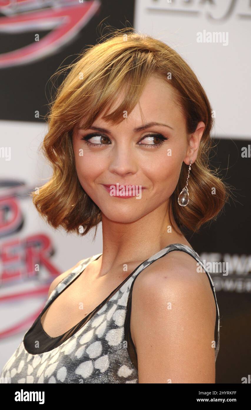 Christina Ricci attends the 'Speed Racer' World Premiere held at the ...