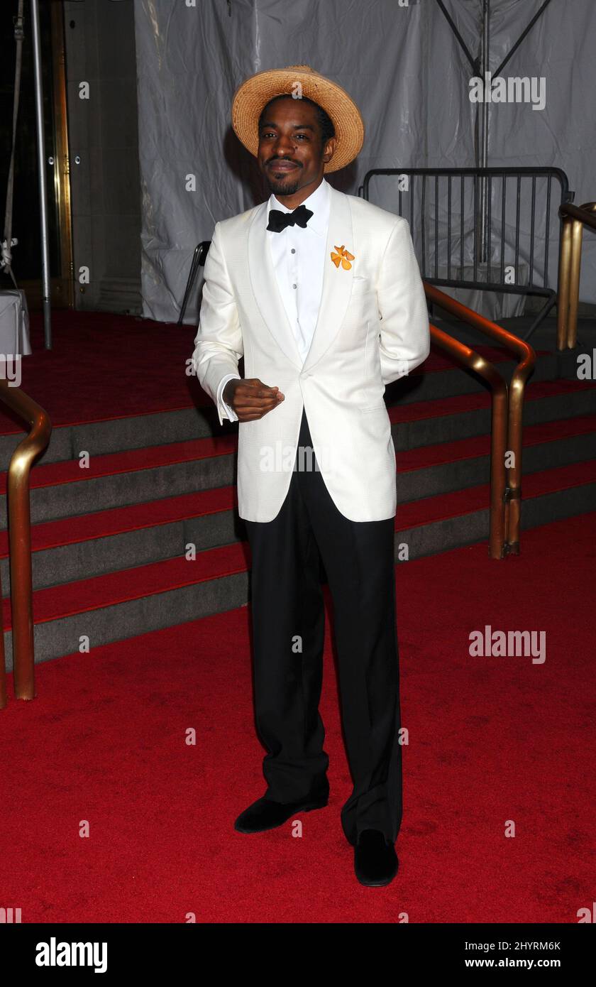 Andre Benjamin arriving at the Costume Institute Gala held at the ...