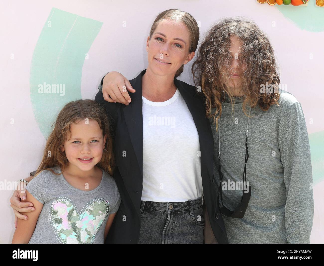 Kendra Wilkinson, Alijah Baskett and Hank Baskett IV celebrating the ...