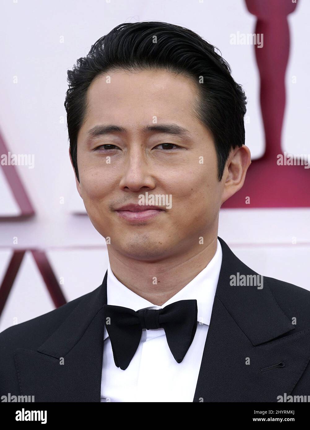 Steven Yeun at the 93rd Annual Academy Awards held at Union Station on ...
