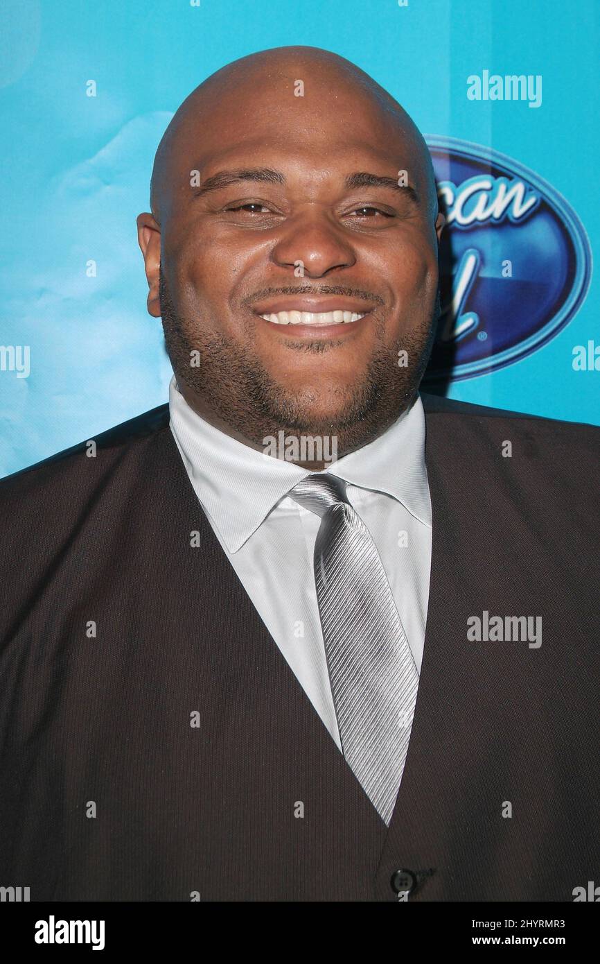 Ruben Studdard in the Press Room during the American Idol 7th Season ...