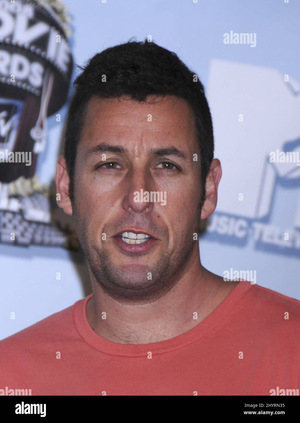 Adam Sandler in the press room at the 2008 MTV Movie Awards, Universal ...