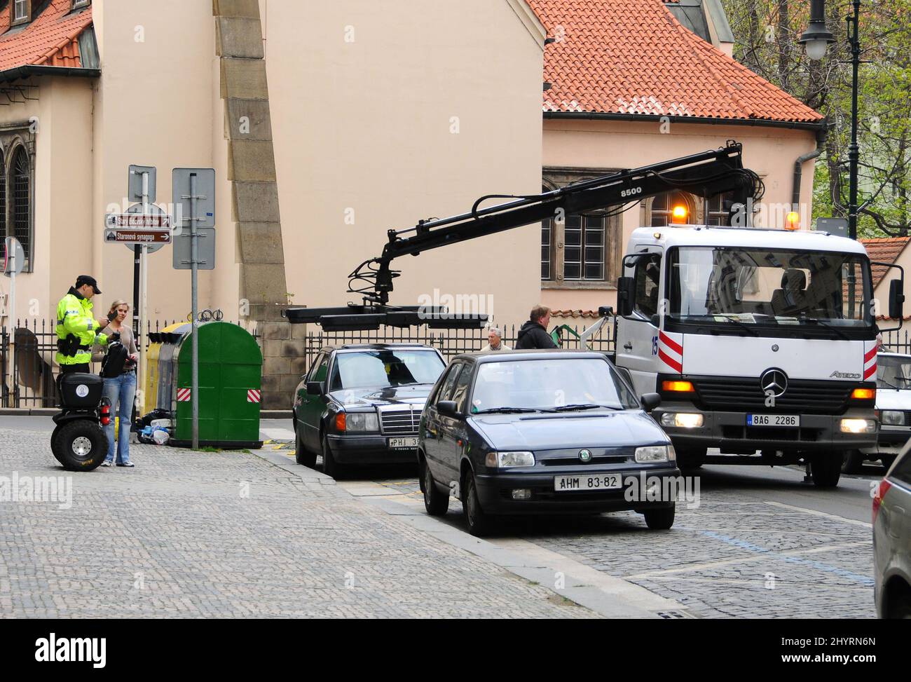 Parking police in Mala Strana district. Mala Strana meaning in English ...