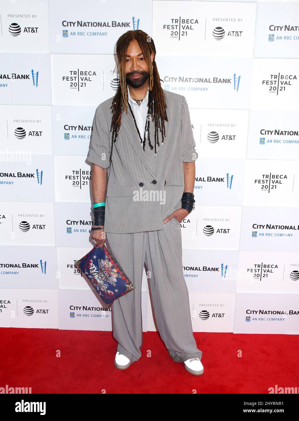 Ty Hunter attending the 2021 Tribeca Film Festival 'Legend of the ...