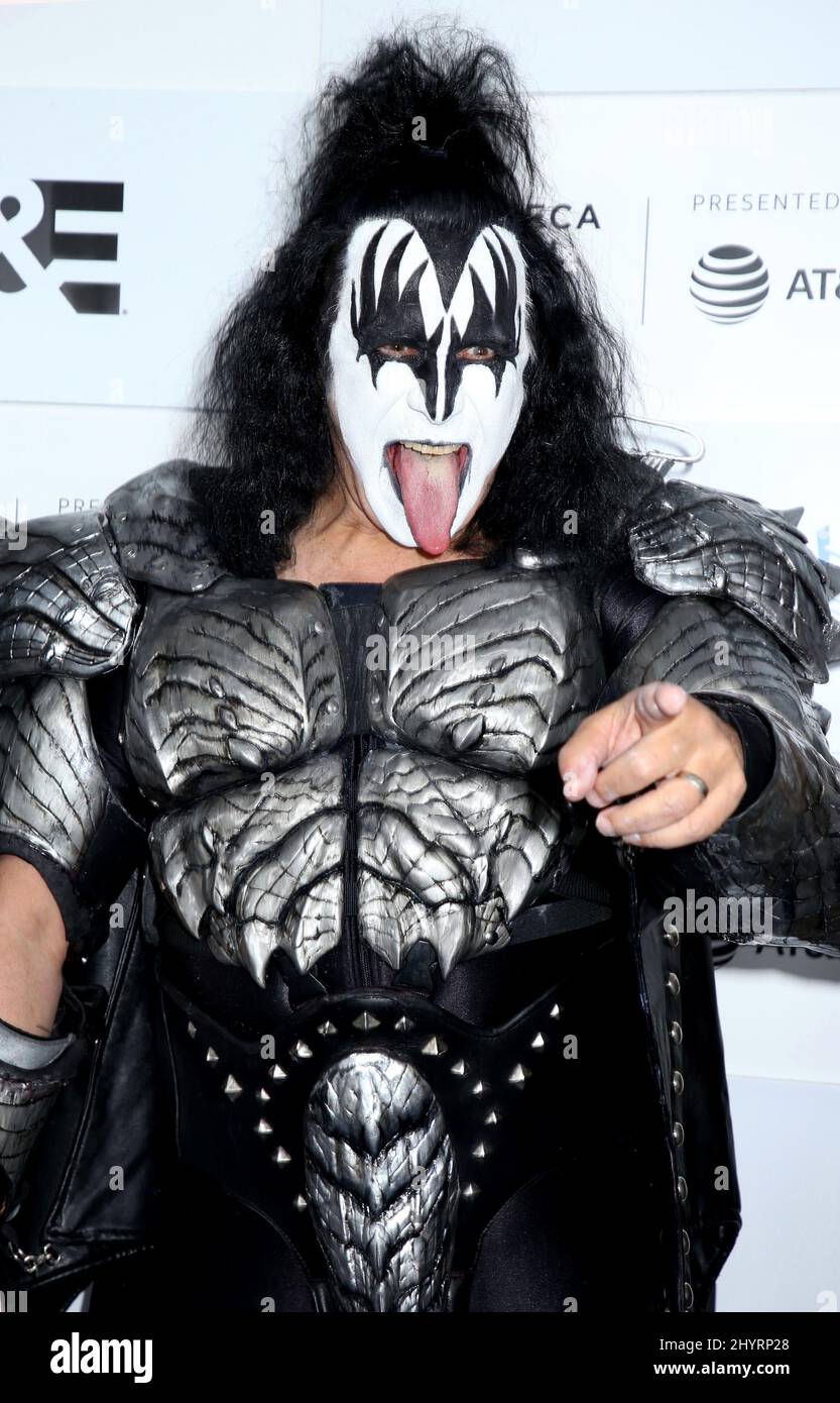 Gene Simmons attending the 2021 Tribeca Film Festival 'Biography ...