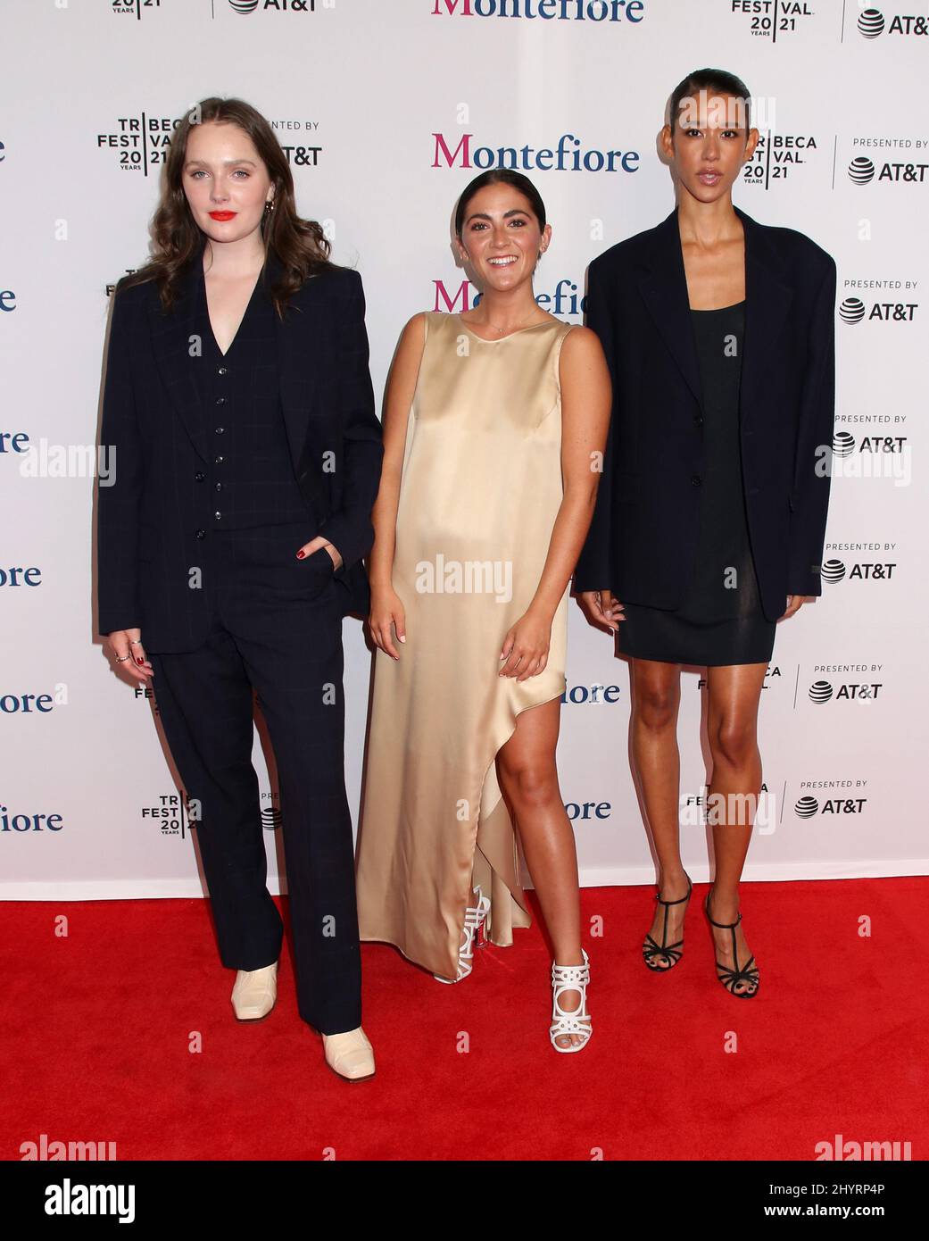 Amy Forsyth, Isabelle Fuhrman & Dilone attending the 2021 Tribeca Film ...