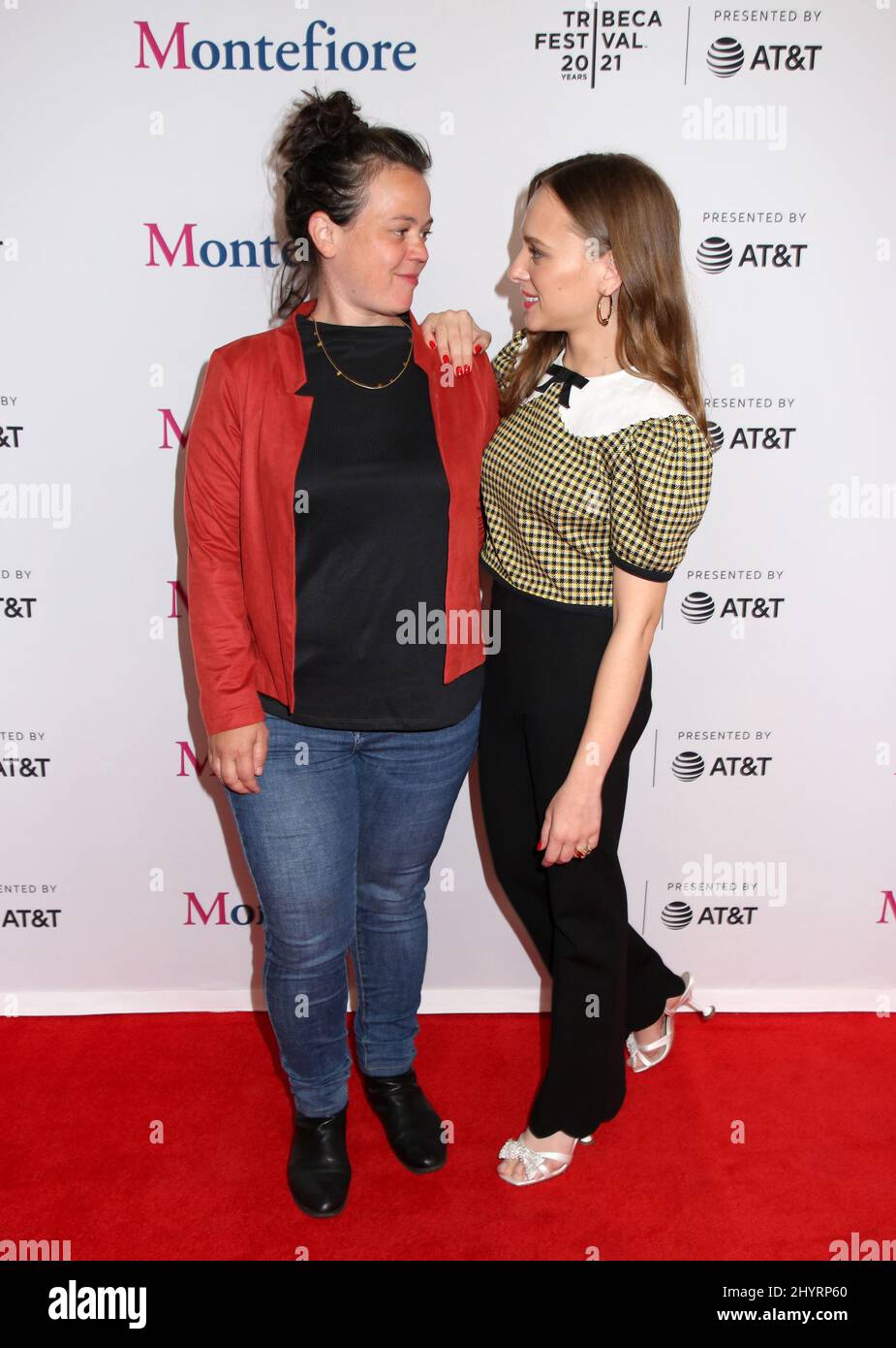 Ruthy Pribar (director) & Shira Haas attending the 2021 Tribeca Film ...