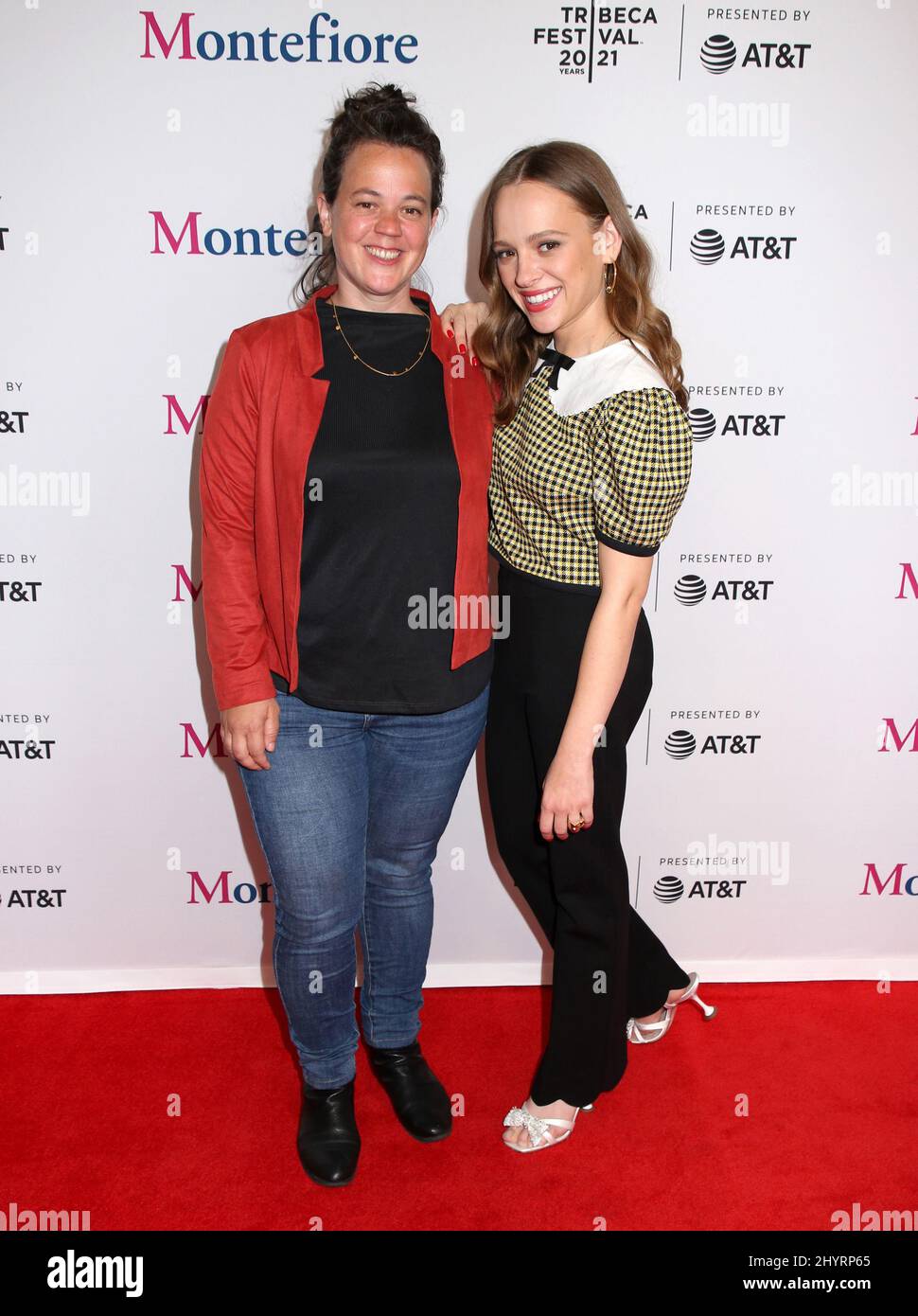Ruthy Pribar (director) & Shira Haas attending the 2021 Tribeca Film ...