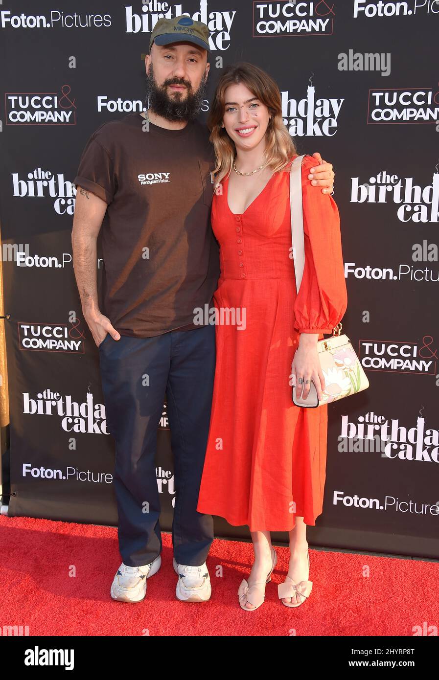 Jimmy Giannopoulos and Clara McGregor arriving to €˜The Birthday Cake ...