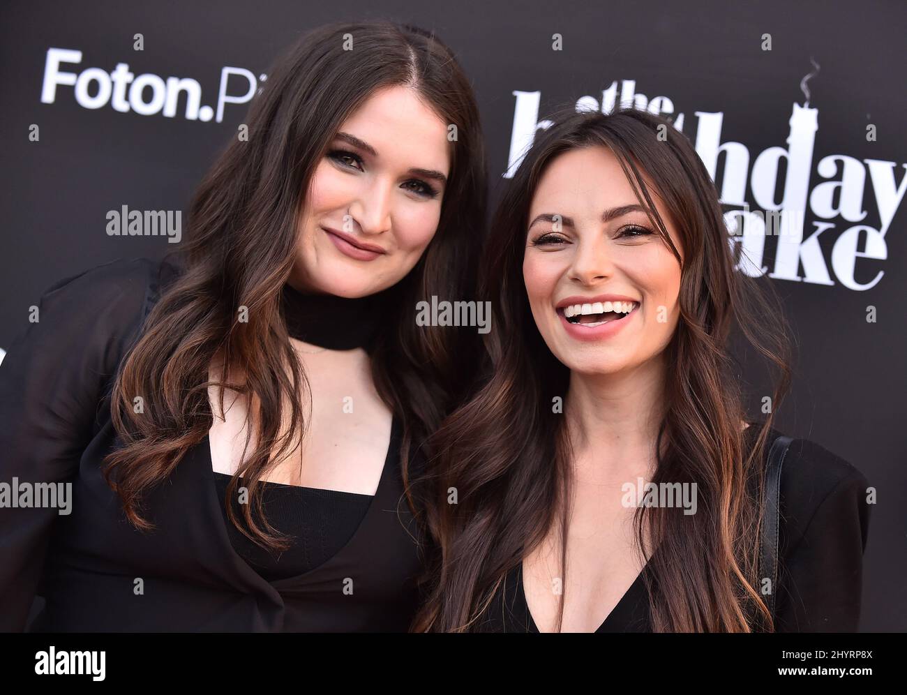 Lily Blavin and Siena Oberman arriving to €'The Birthday Cake' Los ...