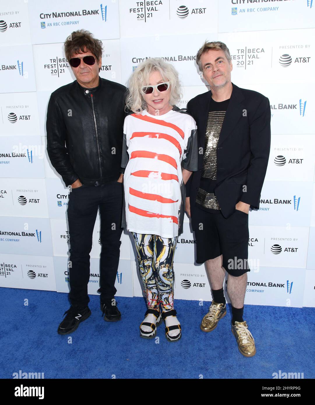 Clem Burke, Debbie Harry & Rob Roth attending the 2021 Tribeca Film ...