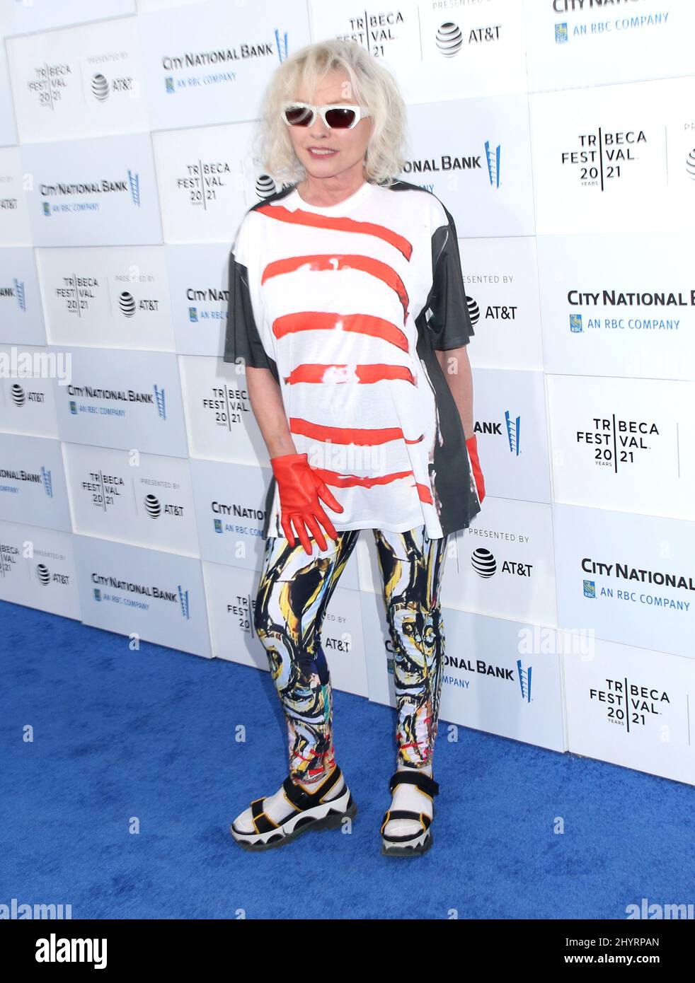 Debbie Harry attending the 2021 Tribeca Film Festival 'Blondie: Vivir ...