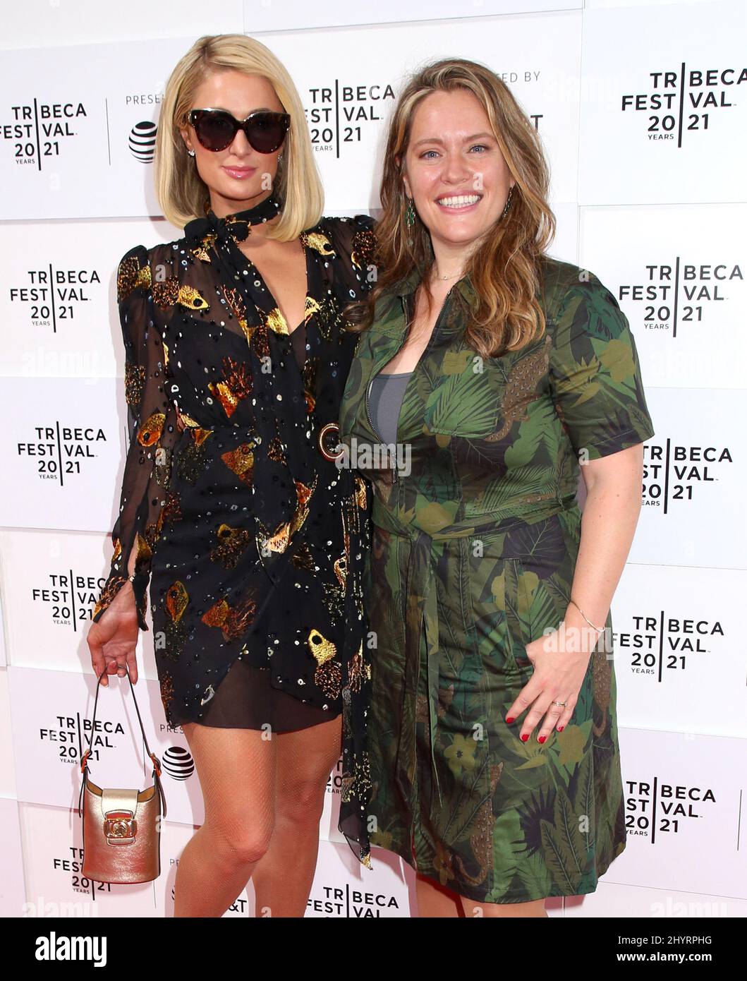 Paris Hilton & Alexandra Dean attending the 2021 Tribeca Film Festival ...