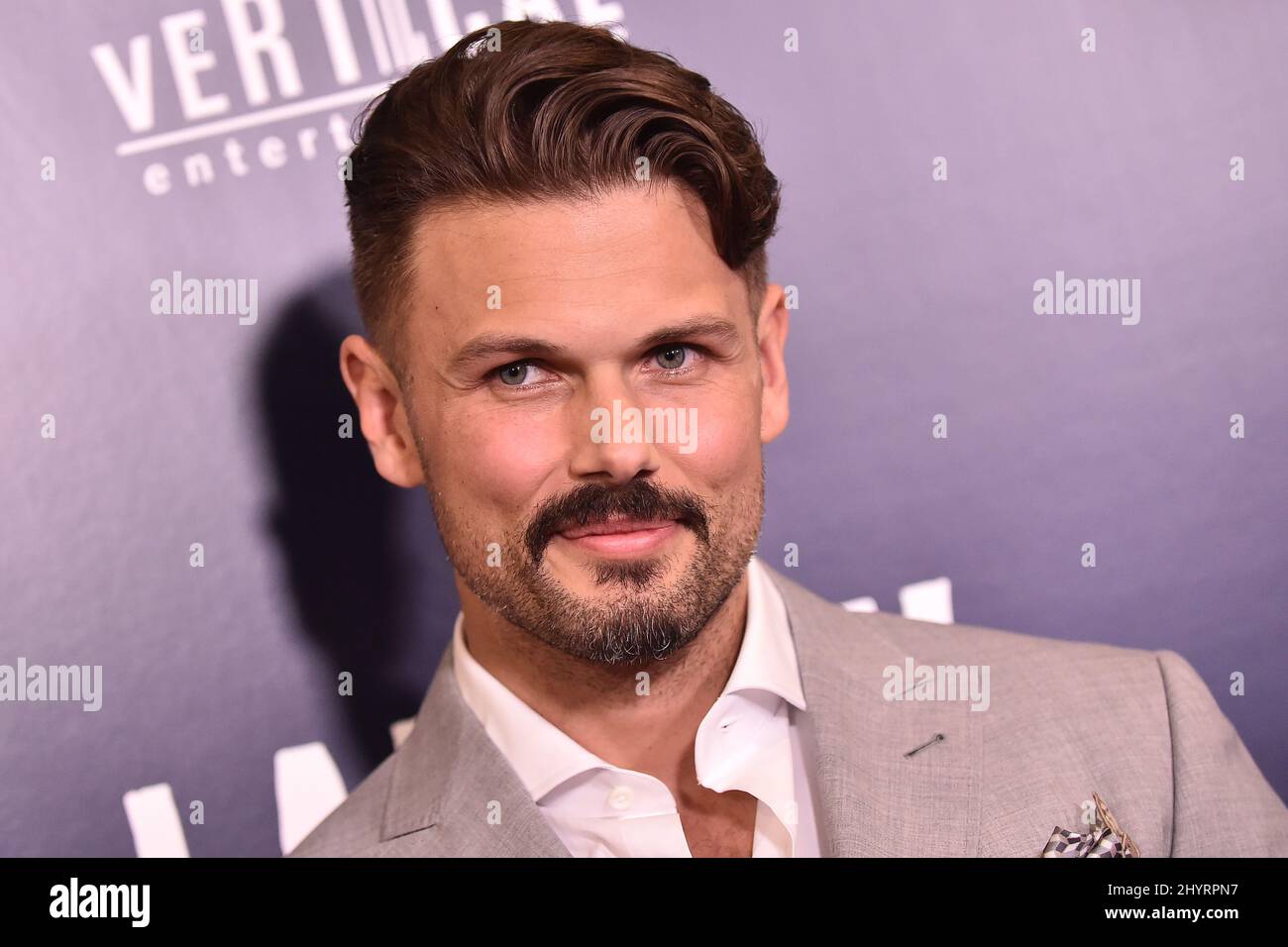 David Cade arriving to the Lansky Los Angeles Premiere at Harmony Gold ...