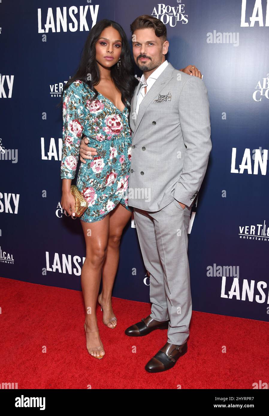 Ash Santos and David Cade arriving to the Lansky€™ Los Angeles Premiere ...