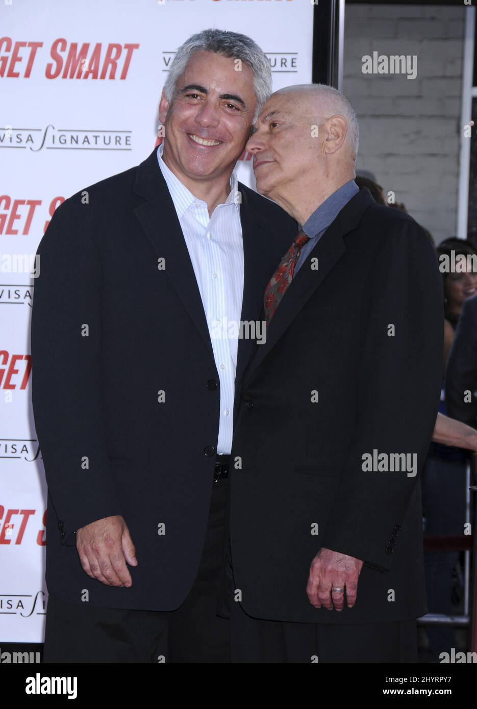 Adam Arkin and Alan Arkin attending "Get Smart" World Premiere, held at ...