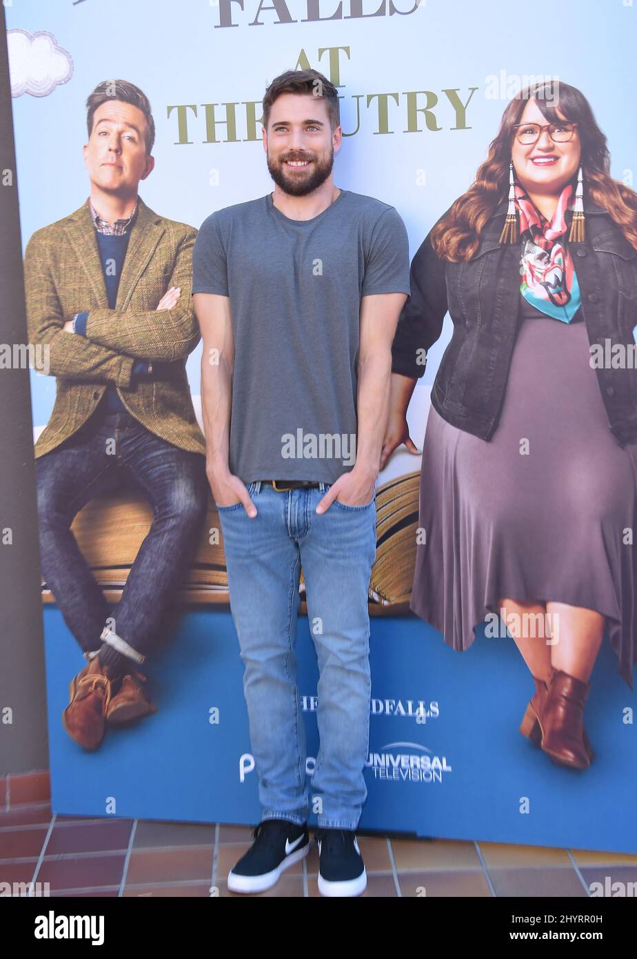 Dustin Milligan attending a photocell in Los Angeles, California Stock ...