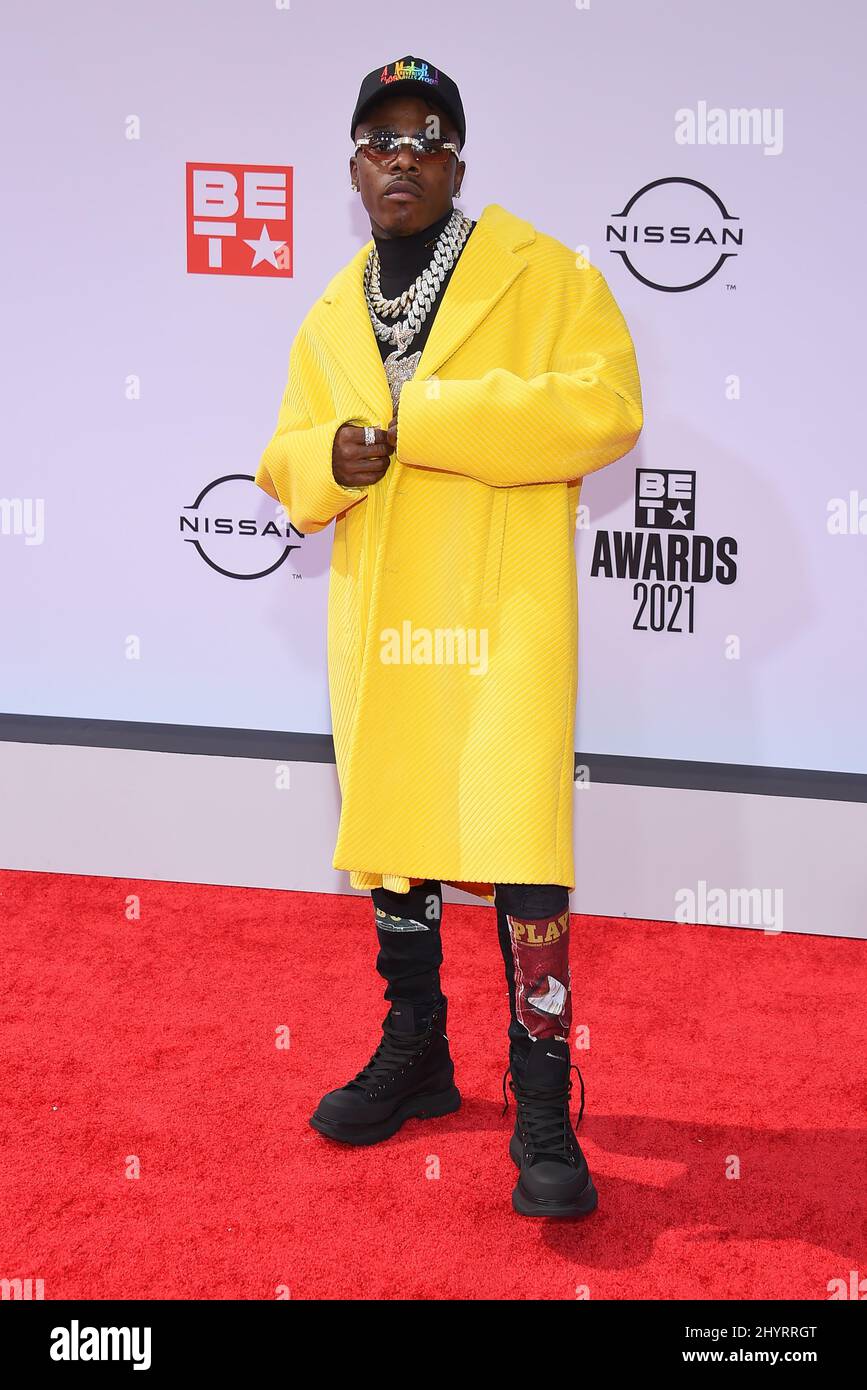 DaBaby at the 2021 BET Awards held at Microsoft Theatre L.A. Live on ...
