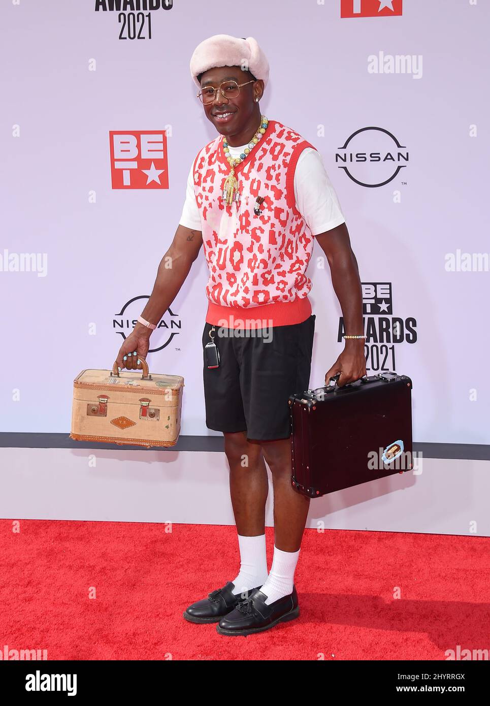 Tyler the Creator at the 2021 BET Awards held at Microsoft Theatre L.A ...