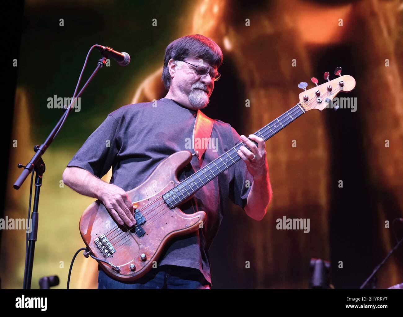Teddy Gentry, bass player of Alabama performs during their opening ...
