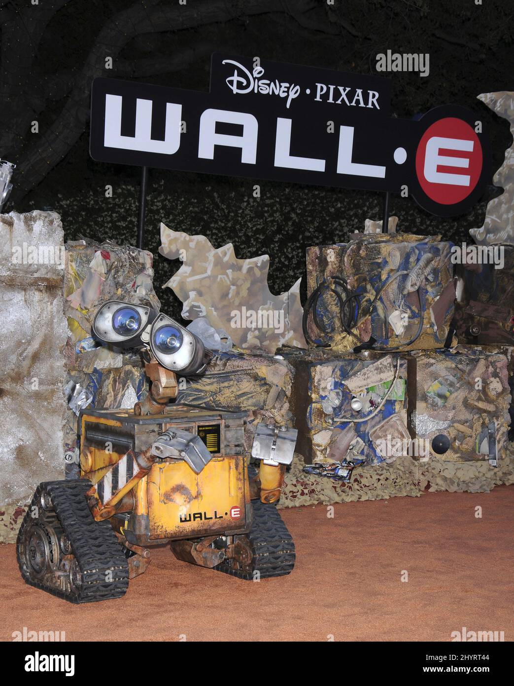 Wall-E robot at the world premiere of Disney Pixar's "Wall-E" at the ...