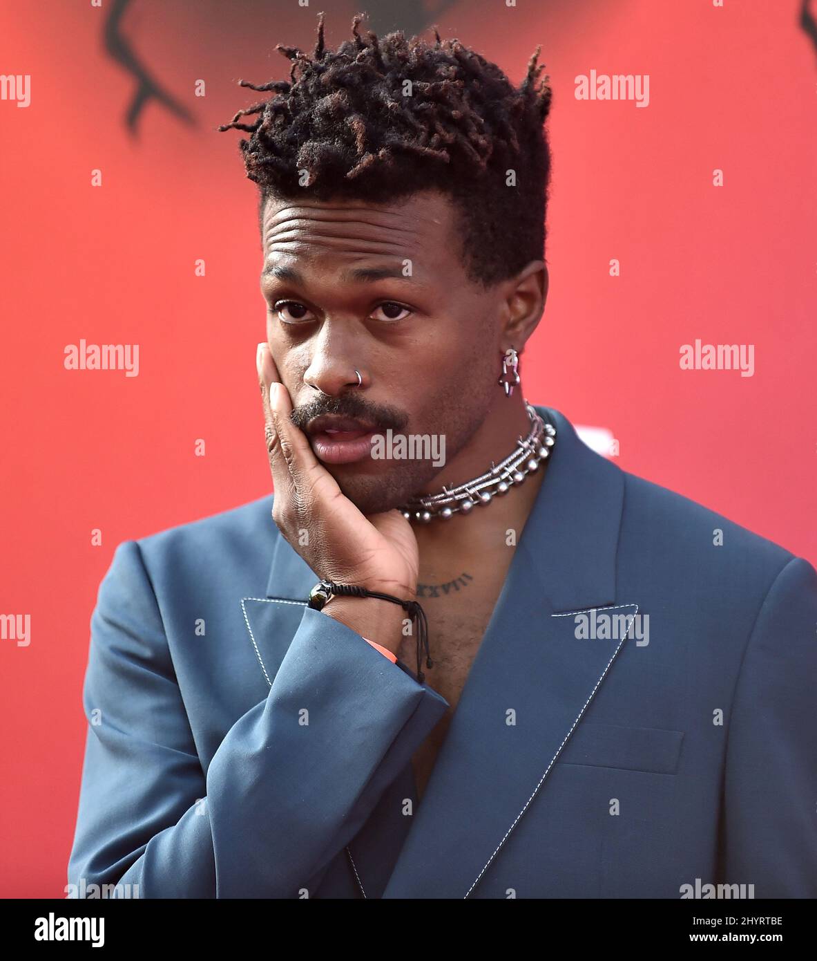 Duckwrth at the world premiere of "Space Jam: A New Legacy" held at the ...