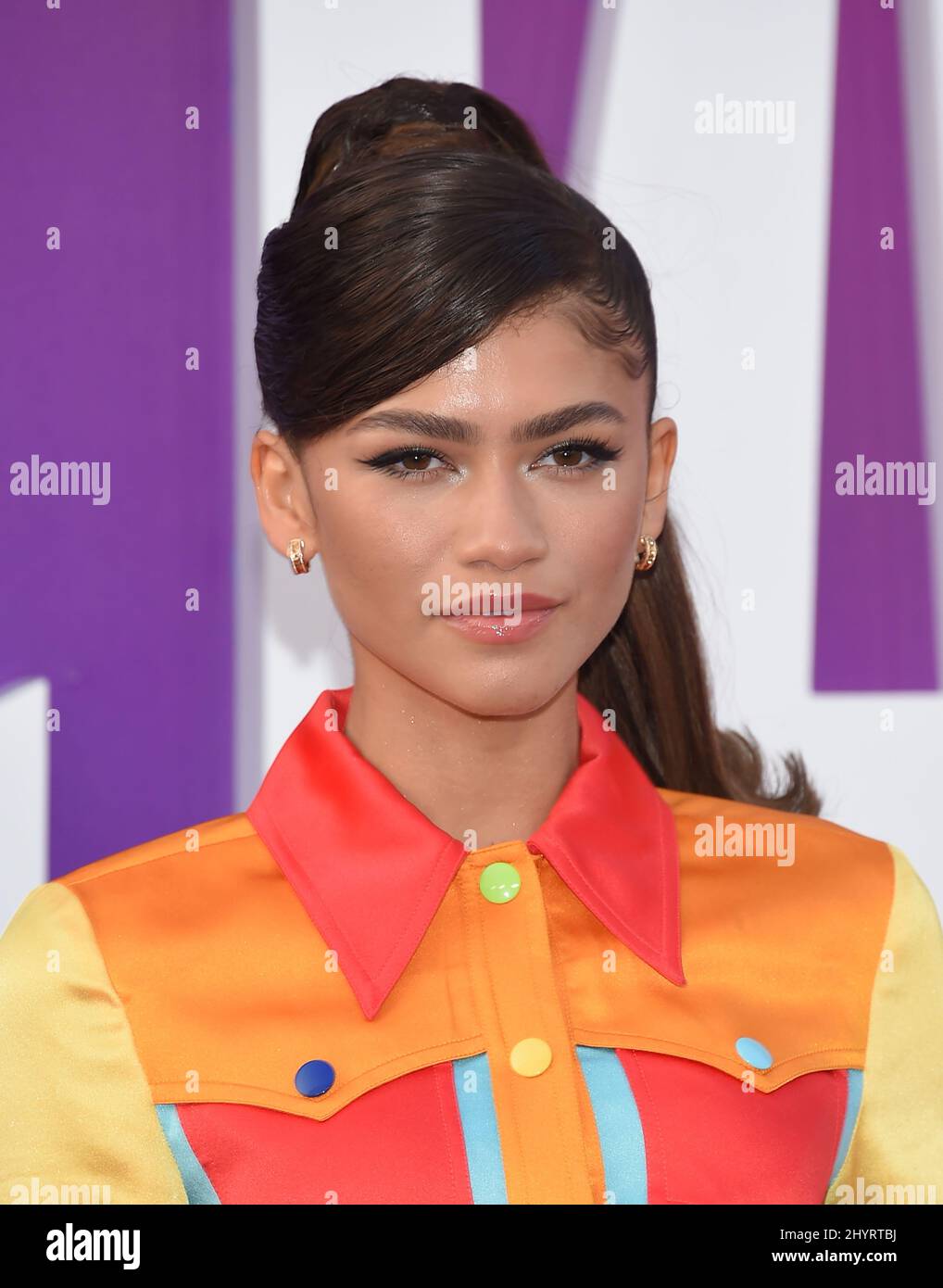 Zendaya Coleman at the world premiere of "Space Jam: A New Legacy" held ...