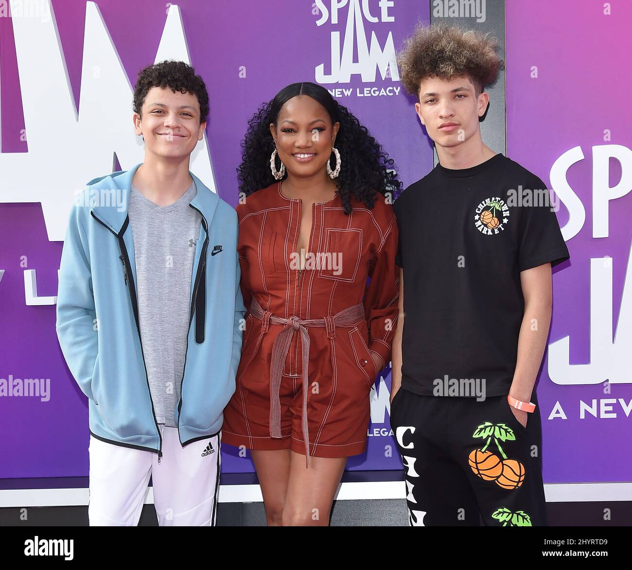 Garcelle Beauvais, Jax Nilon and Jaid Nilon at the world premiere of ...