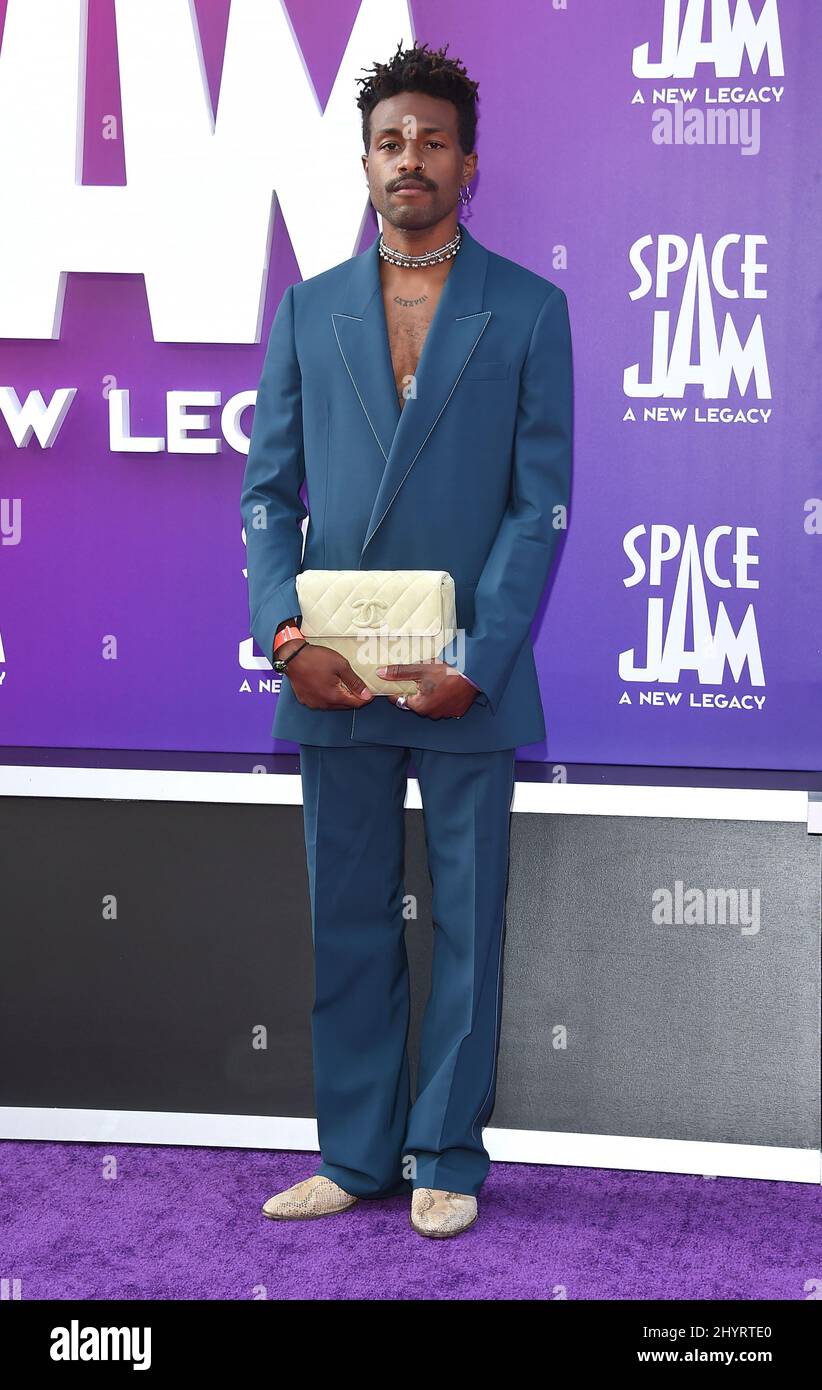Duckwrth at the world premiere of "Space Jam: A New Legacy" held at the ...
