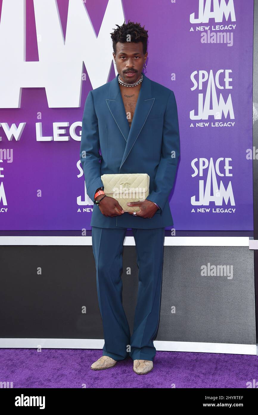 Duckwrth at the world premiere of "Space Jam: A New Legacy" held at the ...